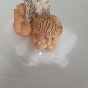 Holiday | 3 Chubby Baby Angels Floating On Clouds Festive Decorations ...